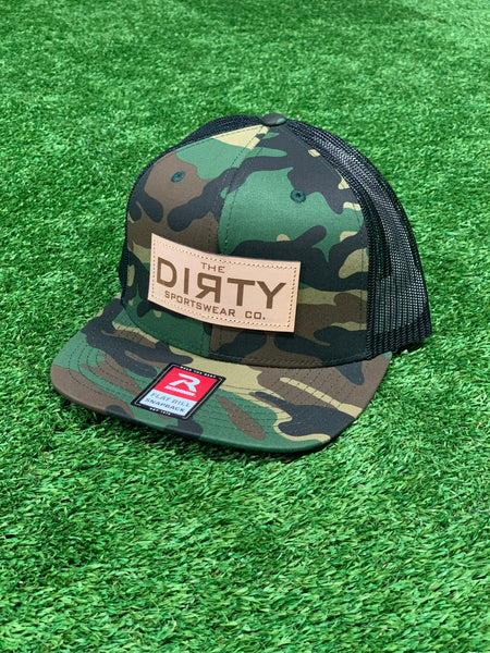 GREEN CAMO/BLACK - Dirty Sports Wear