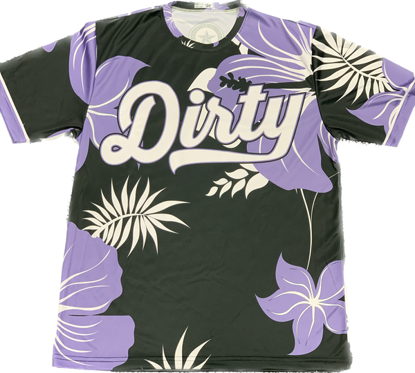 DIRTY FLORAL PURPLE - Dirty Sports Wear