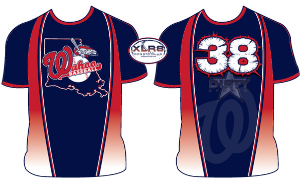 Wahoo Baseball - Custom Full-Dye Jersey - Dirty Sports Wear